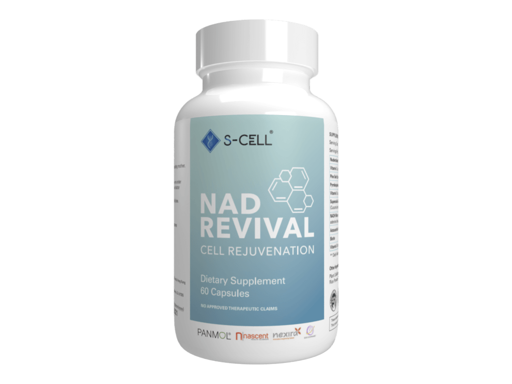 NAD Supplement for Anti-ageing - NAD REVIVAL | S-CELL SG