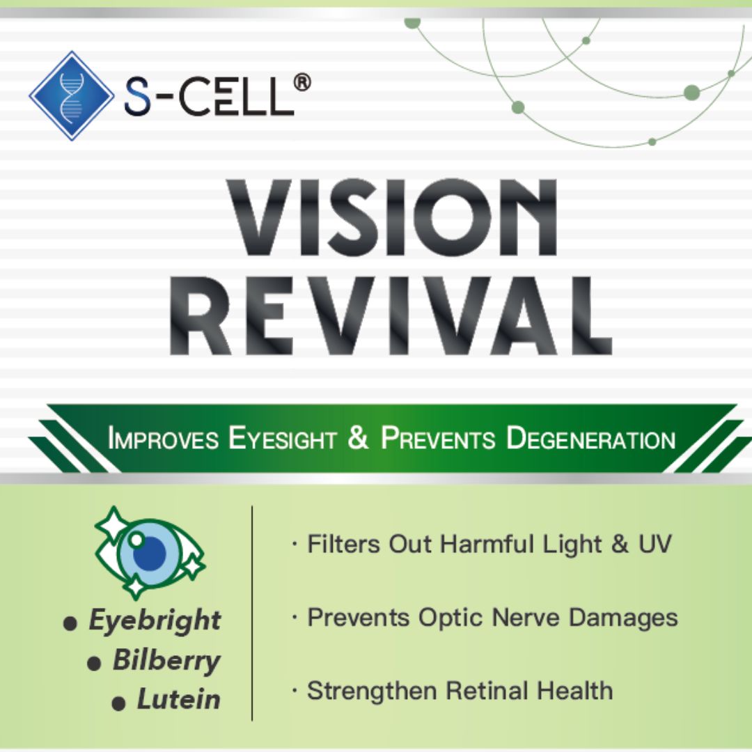 VISION REVIVAL | Eye Health Supplement | S-CELL Health & Beauty